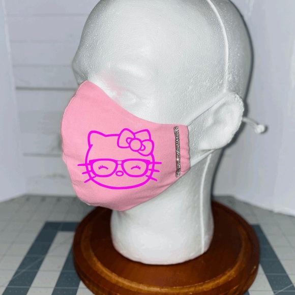 Hand Crafted | Accessories | Sanrio Hello Kitty Face Mask | Poshmark